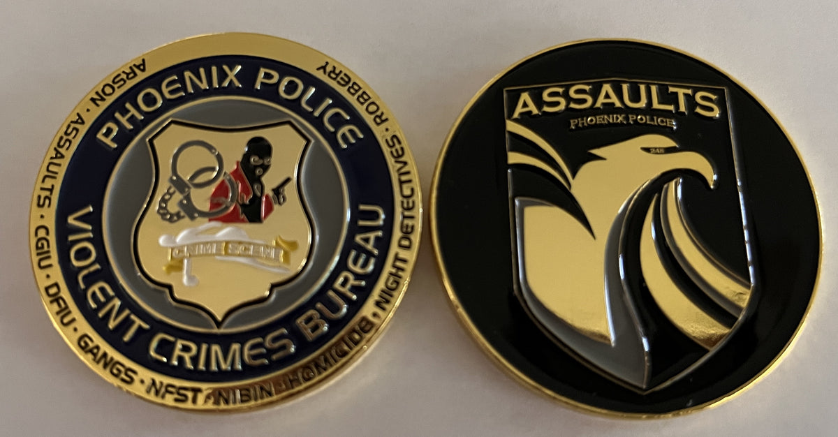 CHALLENGE COIN - ASSAULTS UNIT/VIOLENT CRIMES BUREAU (VCB) – Phoenix ...