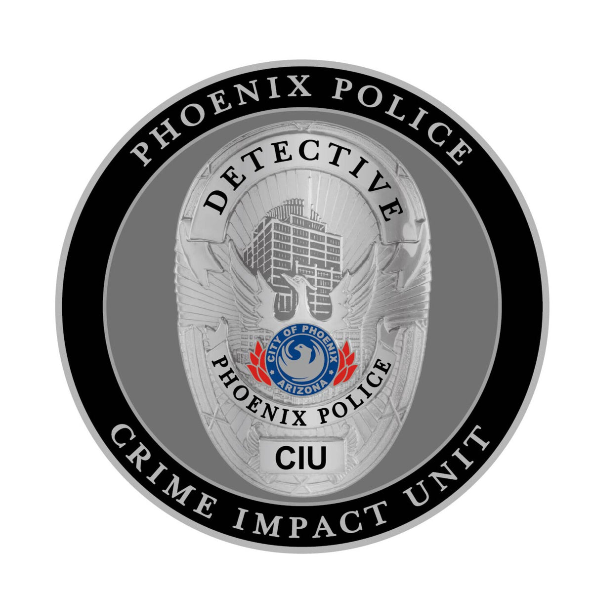 CHALLENGE COIN - CRIME IMPACT UNIT – Phoenix Police Foundation Store
