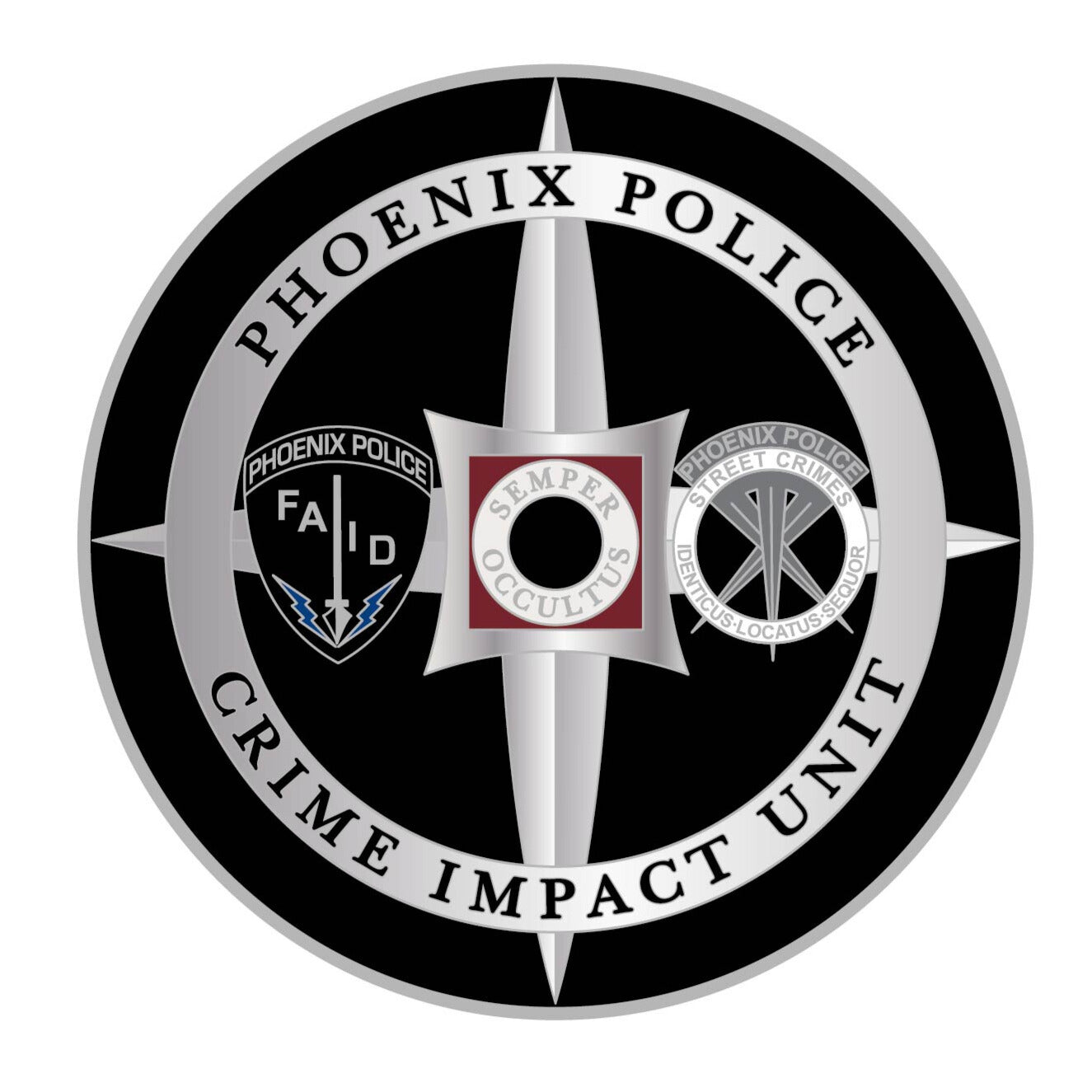 CHALLENGE COIN - CRIME IMPACT UNIT – Phoenix Police Foundation Store