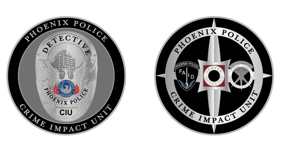 CHALLENGE COIN - CRIME IMPACT UNIT – Phoenix Police Foundation Store