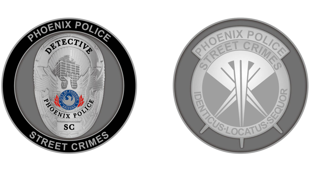 CHALLENGE COIN - STREET CRIMES – Phoenix Police Foundation Store