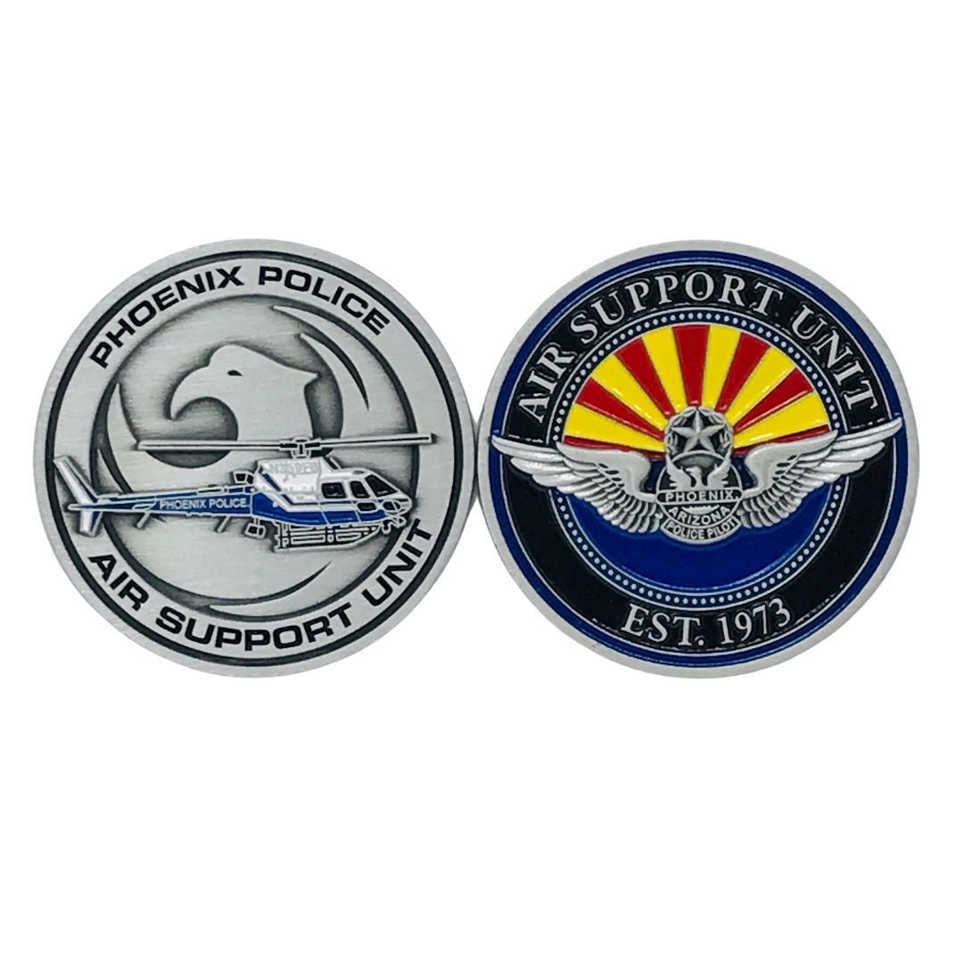 CHALLENGE COIN - AIR SUPPORT – Phoenix Police Foundation Store