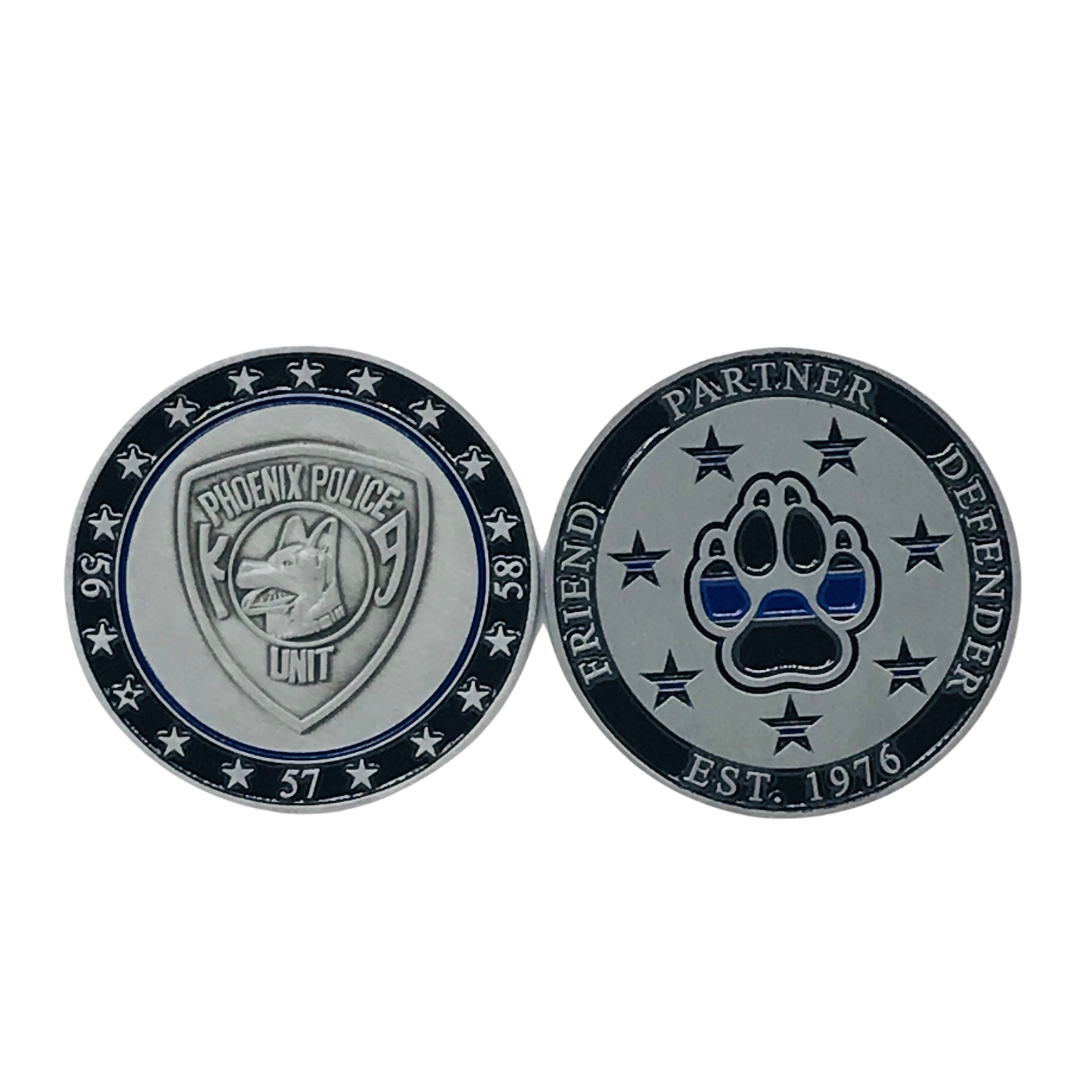CHALLENGE COIN - K9 UNIT – Phoenix Police Foundation Store