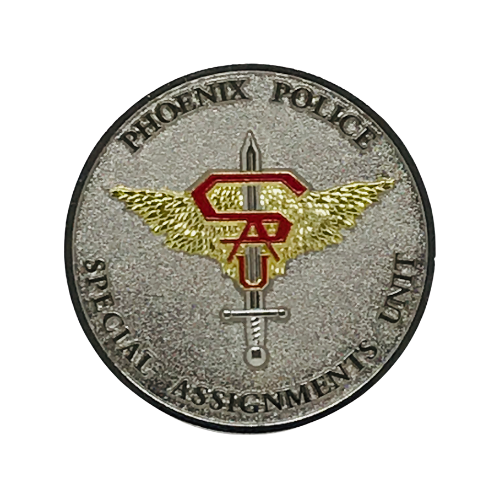 CHALLENGE COIN - SPECIAL ASSIGNMENTS UNIT (SAU) – Phoenix Police ...