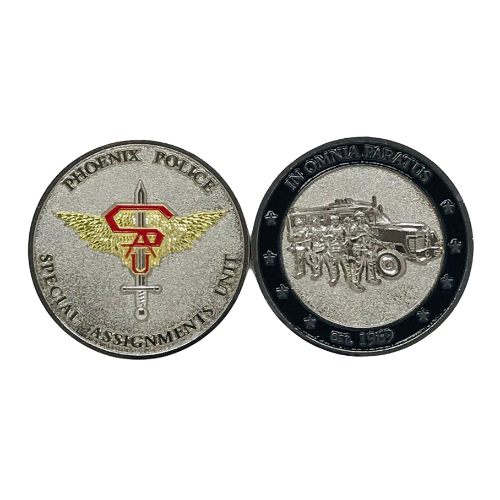 CHALLENGE COIN - SPECIAL ASSIGNMENTS UNIT (SAU) – Phoenix Police ...